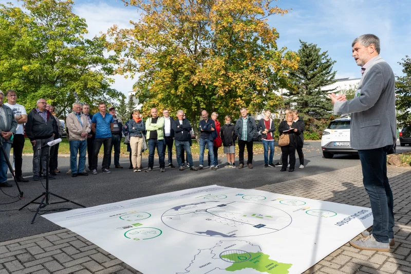Reger Austausch bei Bürgerinformationsveranstaltung im Oktober